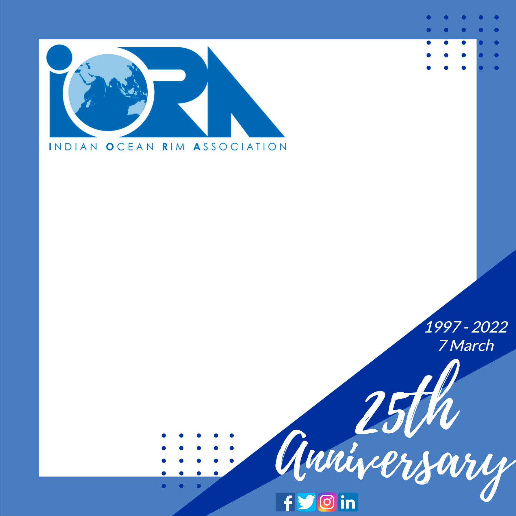 Virtual celebration for Silver Jubilee - IORA Day 2022 - Italy-IORA ...